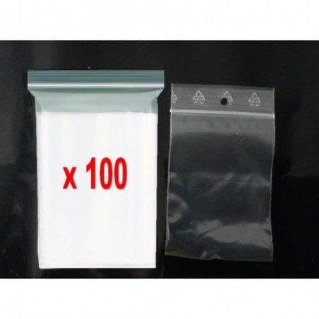 Sachet plastique zip 6cm x 8cm